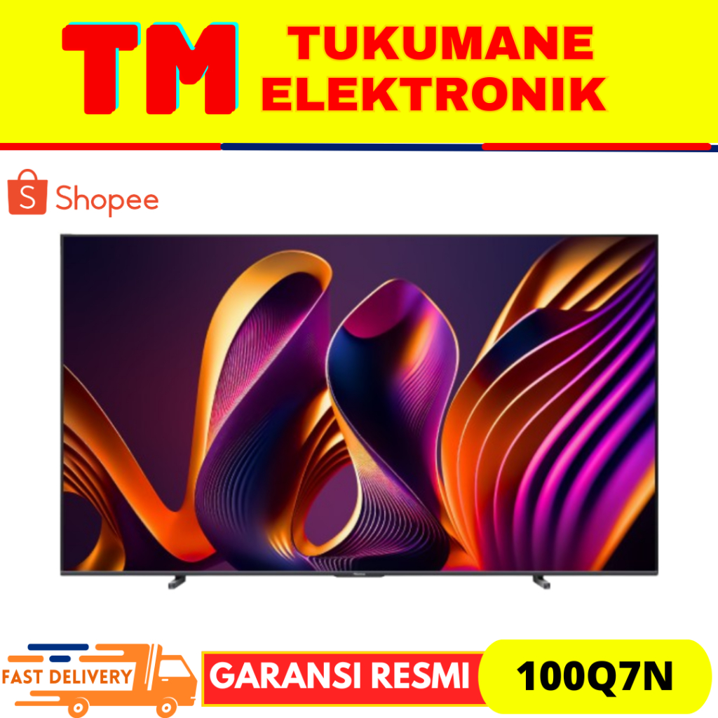 Jual HISENSE 100Q7N Smart TV 100" QLED 4K Q7N Quantum Dot Color 100Q7N | Shopee Indonesia