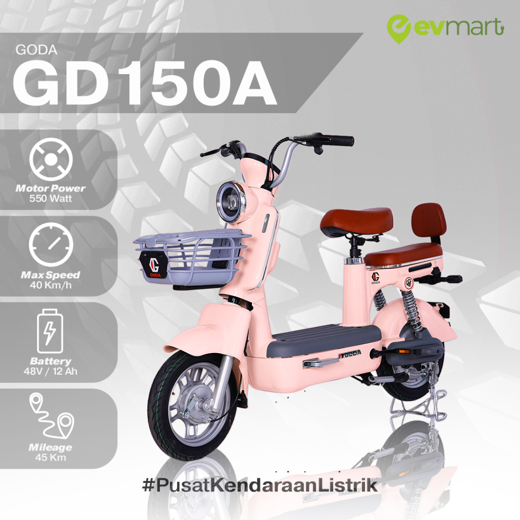 Jual SEPEDA LISTRIK GODA GD150A PANDA | Shopee Indonesia