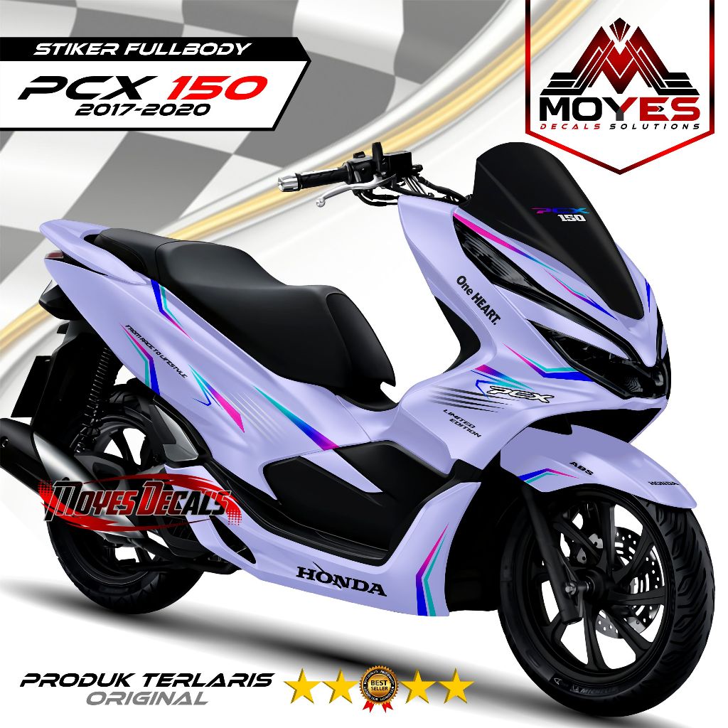 Jual Stiker / Decal Fullbody New PCX 150 Motif List Bunglon MYS1536 ...
