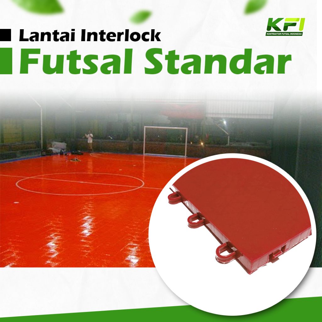 Jual Lantai Interlock Futsal Standart Untuk Lapangan Futsal Indoor Dari ...