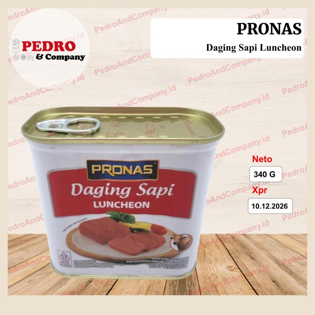 Jual Pronas beef luncheon meat 340 gram - daging giling sapi kaleng ...