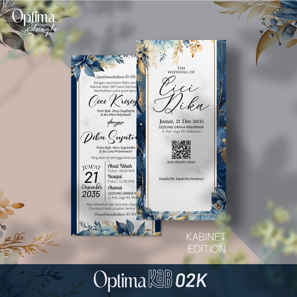 Jual Optima Kabinet 01 K - 06 K | Blangko Undangan | Blangko Undangan Murah | Free File Setting ...