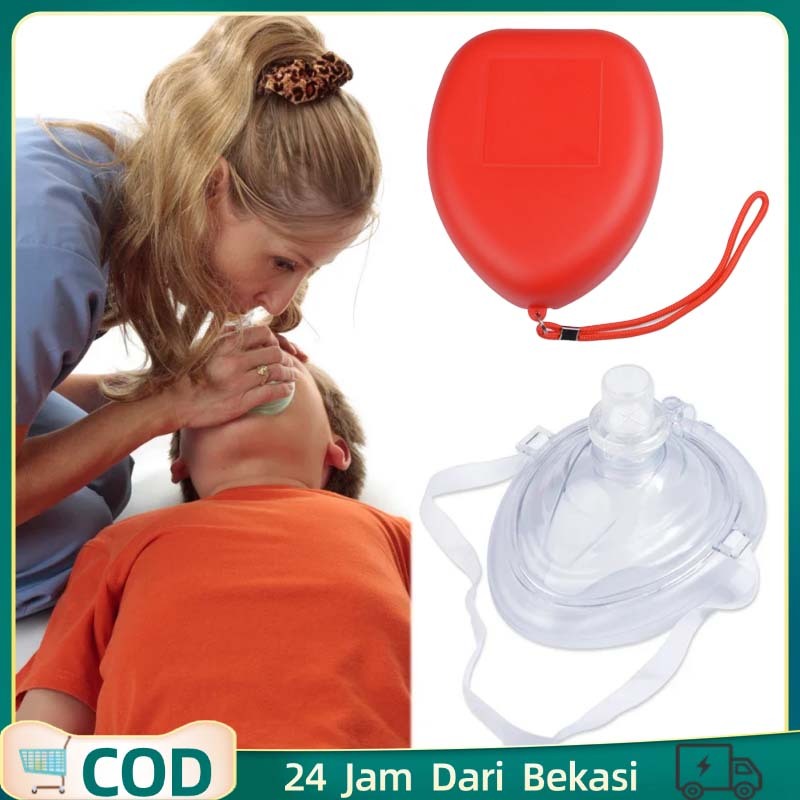 Jual Besmed Masker Cpr Set/Medical Cpr Mask / Cpr Resuscilator Mouth To Mouth Pocket Resucitator ...