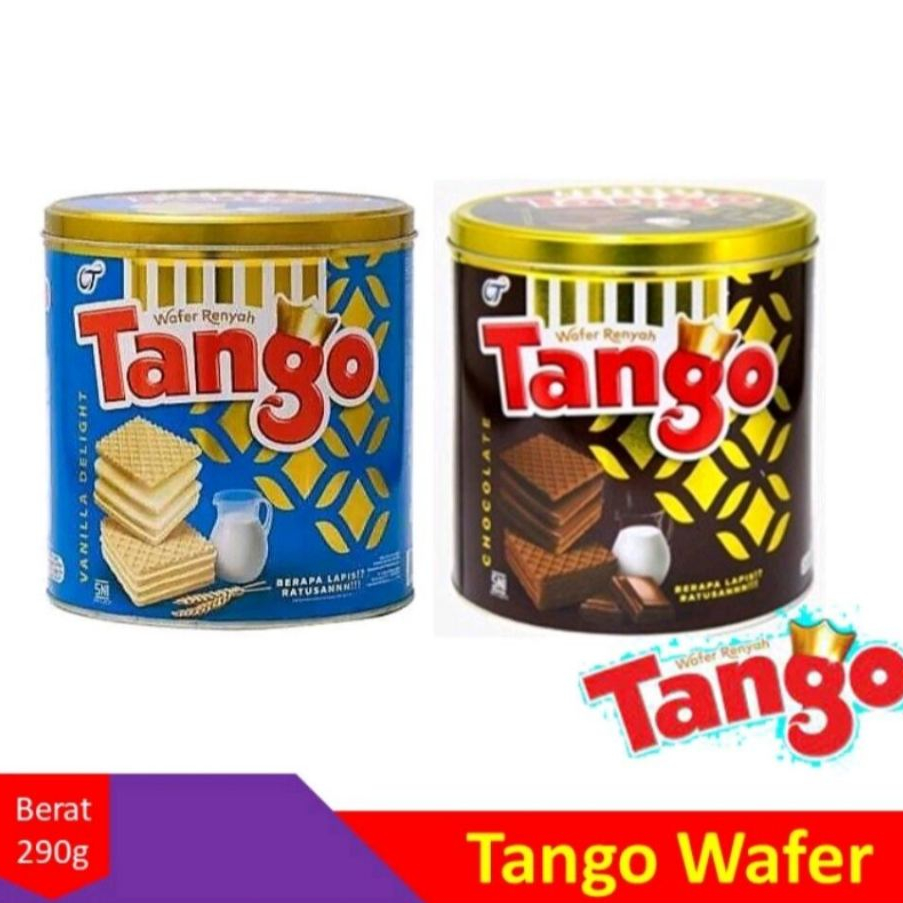 Jual Tango Wafer Renyah Vanilla Delight Berat 290g | Shopee Indonesia