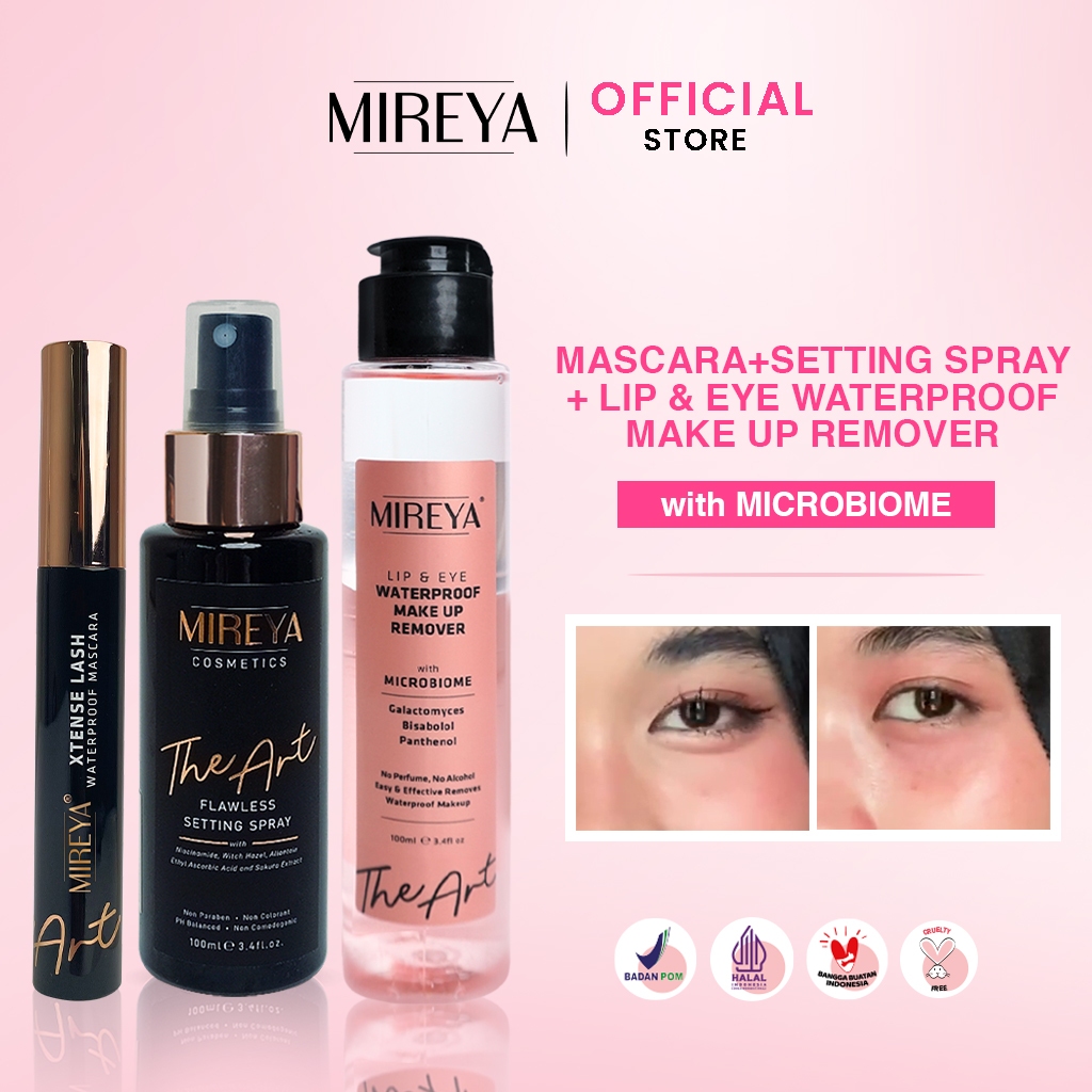 Jual (Bundling - 3 PCS) Mireya The Art Flawless Setting Spray + Mireya ...