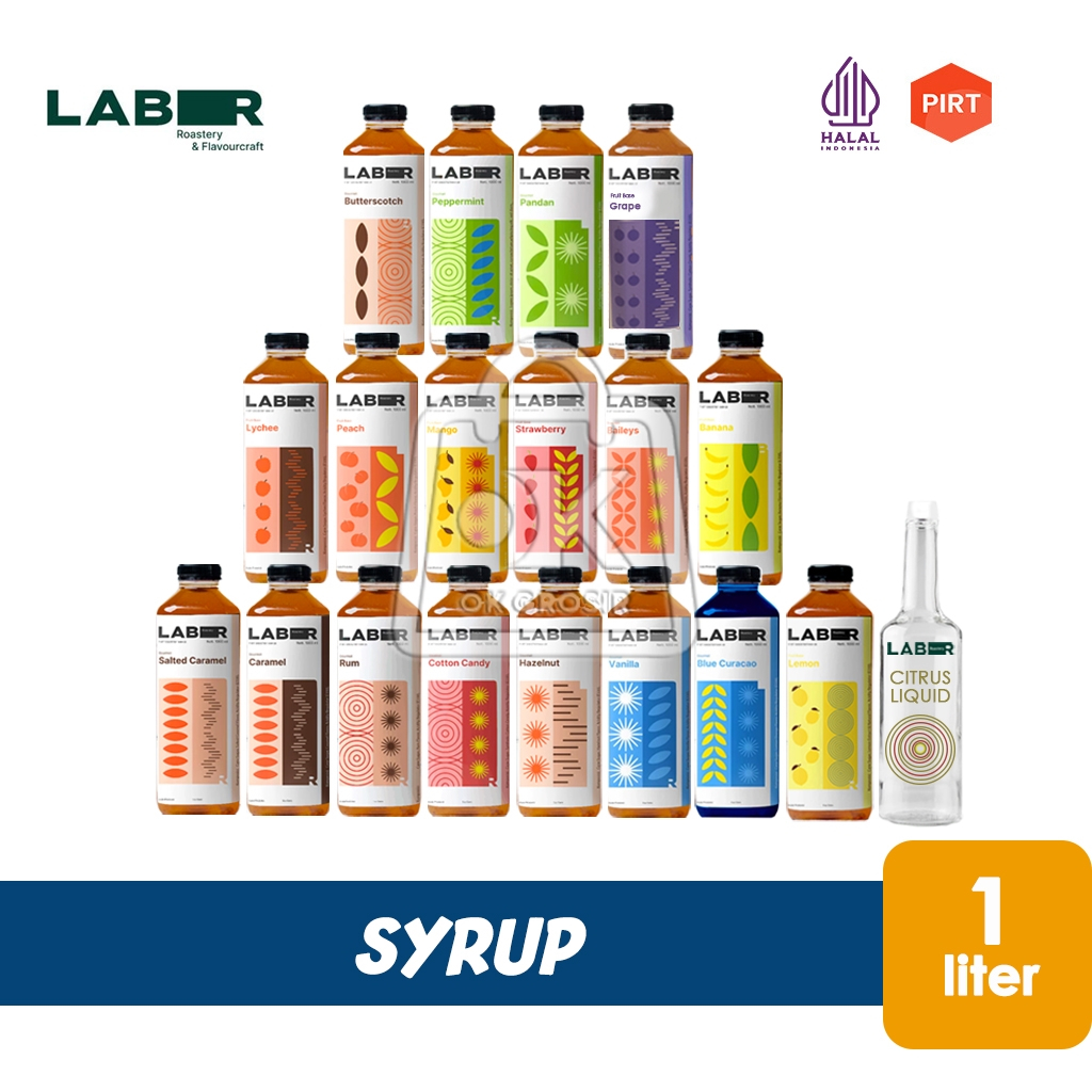 Jual Sirup LABR Syrup Minuman Cafe LABORE Roastery Flavourcraft All ...