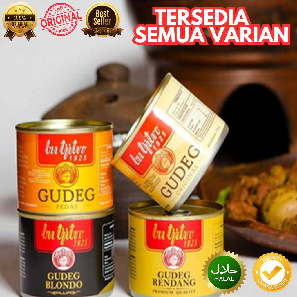 Jual GUDEG KALENG BU TJITRO 1925 ORIGINAL PEDAS RENDANG BLONDO, GUDEG ...