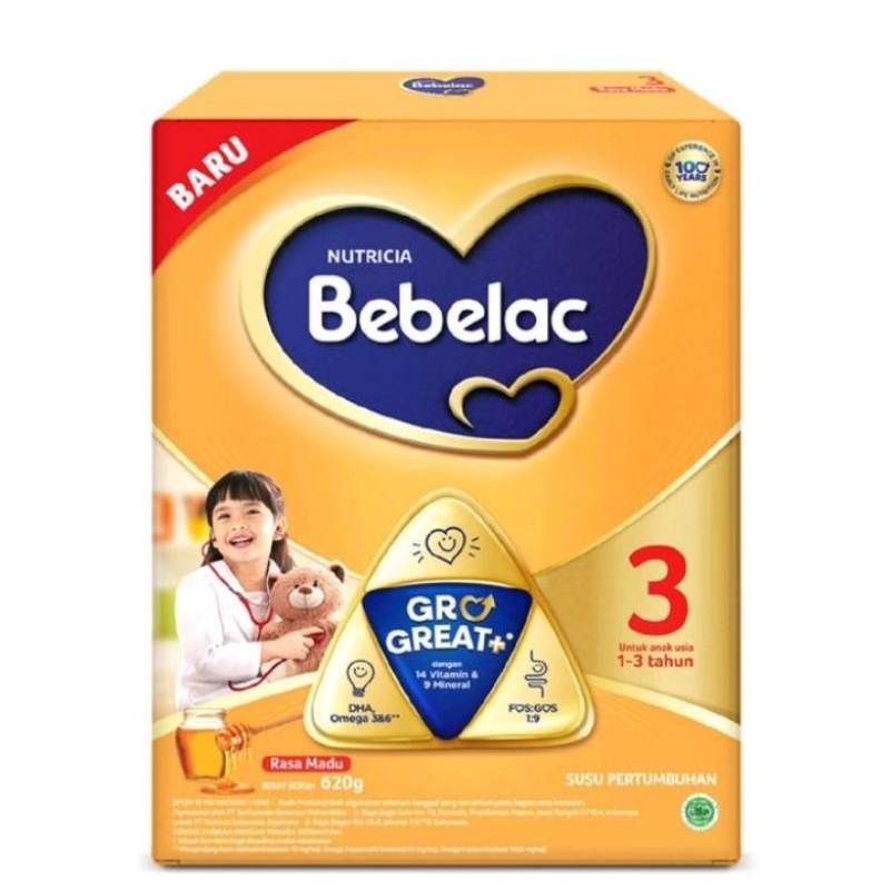 Jual bebelac 3 rasa madu 620g | Shopee Indonesia