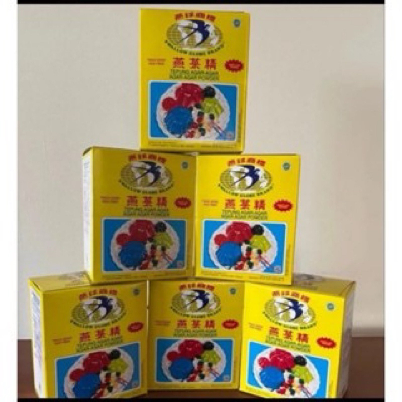 Jual Agar Agar Swallow Globe 7 Gr 1 box @isi 12 sachet agar swallow ...