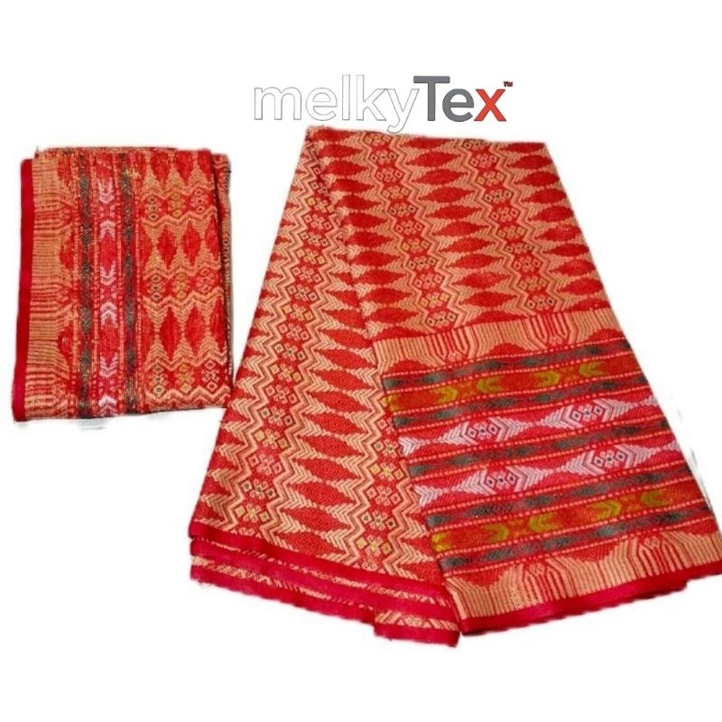 Jual Kain Tenun Songket Thailand + Selendang Syal Ecer Dan Grosir Khas Sulawesi Palembang ...
