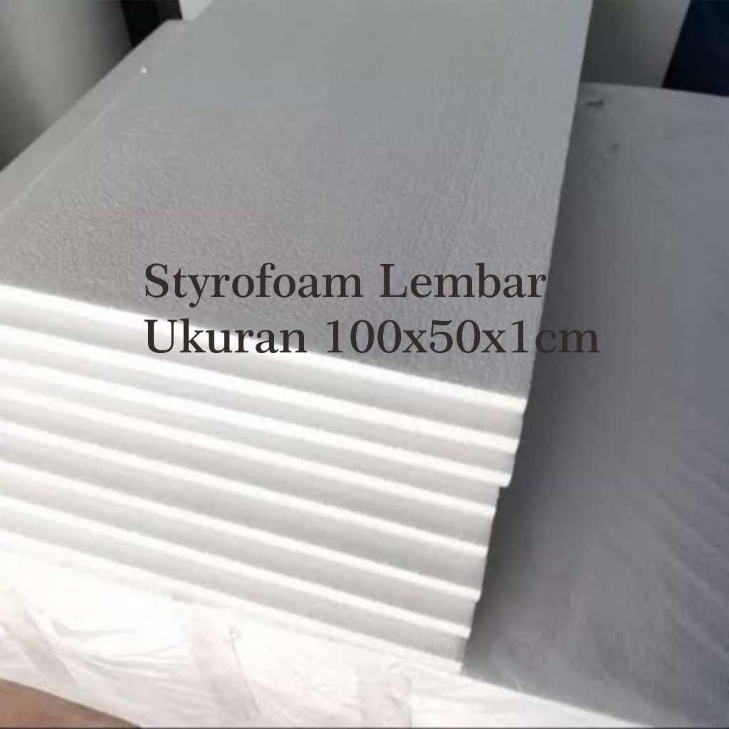 Jual Styrofoam Lembaran 100 x 50 x 1cm Lembaran Packing Lembaran ...