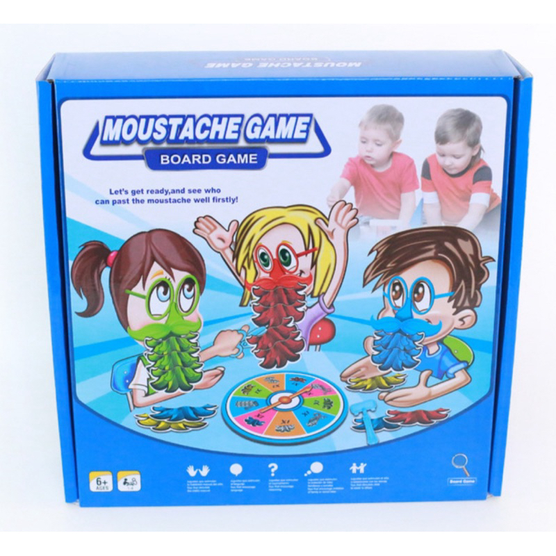 Jual Moustache Board Game Guessing Game Mainan Tebak Menebak Mainan ...