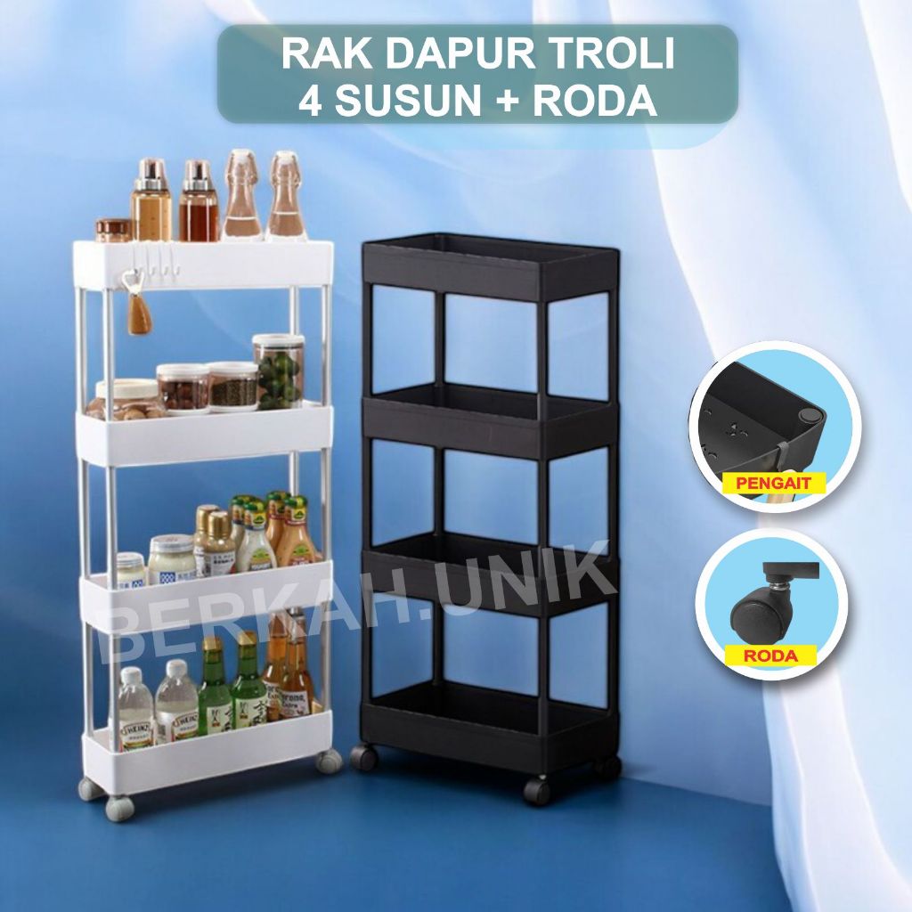 Jual Rak Persegi Dapur - Rak Yeye Rak Susun Serbaguna 4 Tingkat dengan ...