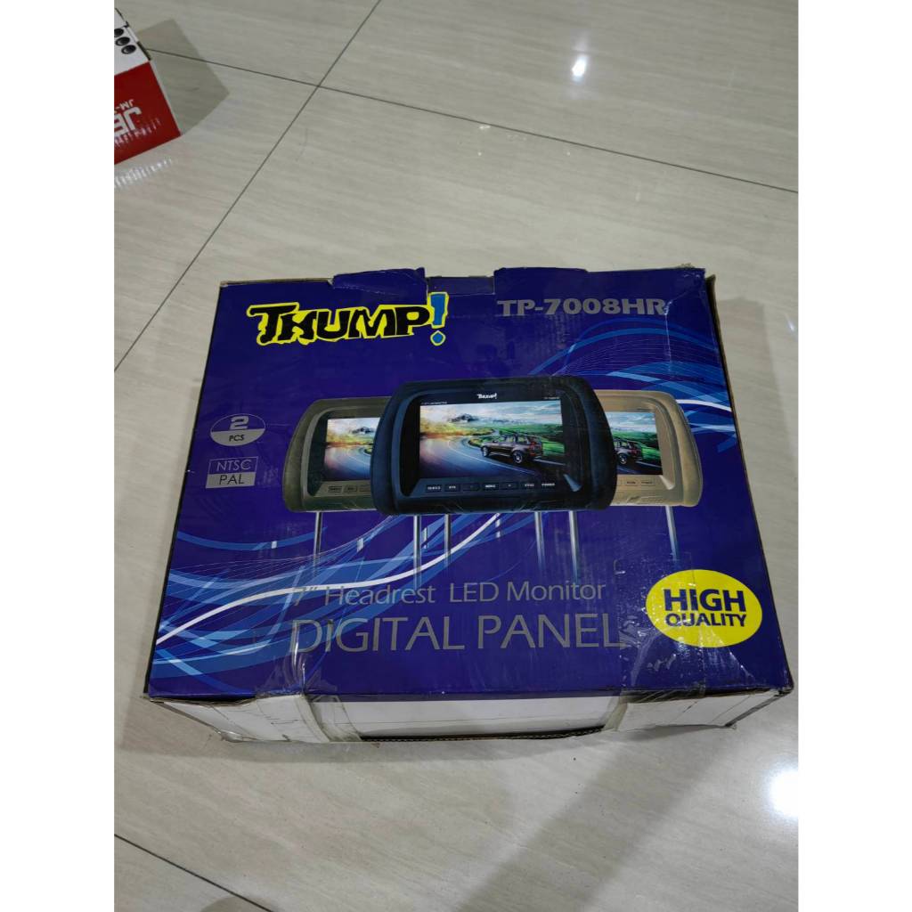 Jual Headrest THUMP Monitor 7 Inch TV Sandaran Kepala Mobil | Shopee ...