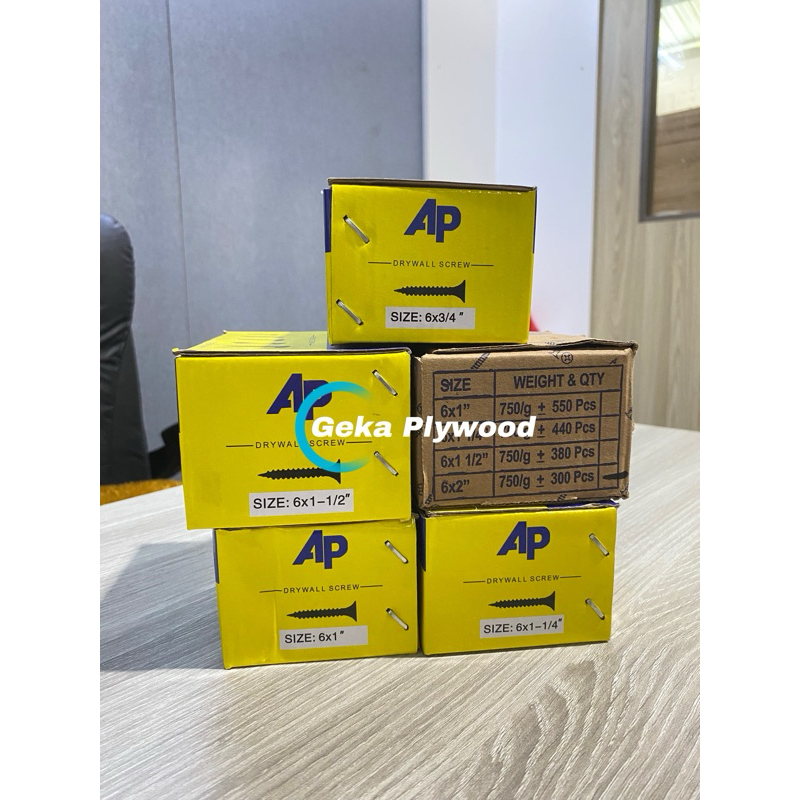 Jual Baut Gypsum Merk AP | Shopee Indonesia