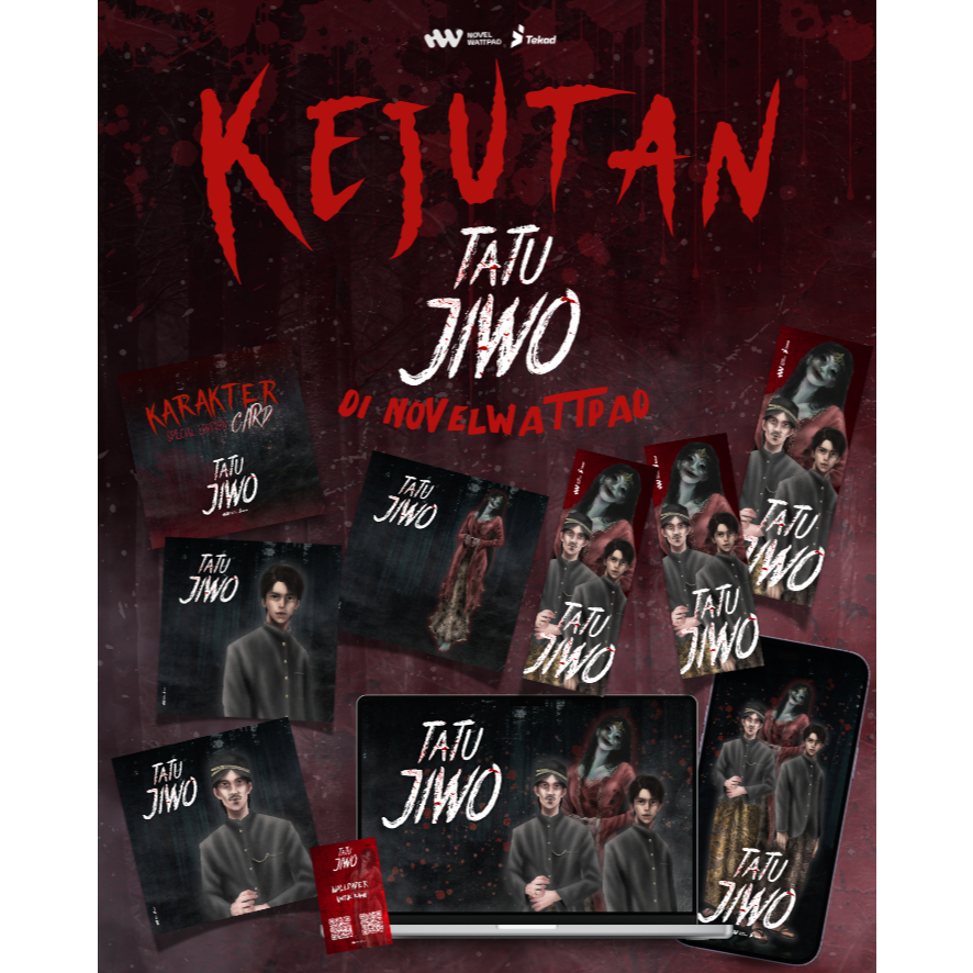 Jual Novel Tatu Jiwo + Steven Christiano Tekad Novelwattpad | Shopee ...