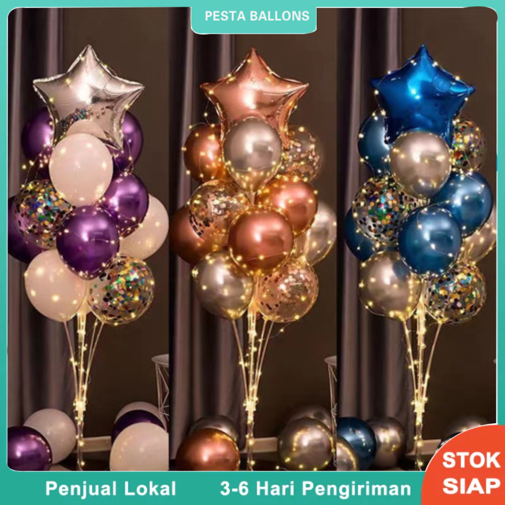 Jual Stik Cup Standing Balon Stik Balon Berdiri 7 in 1/ Stand Stik ...