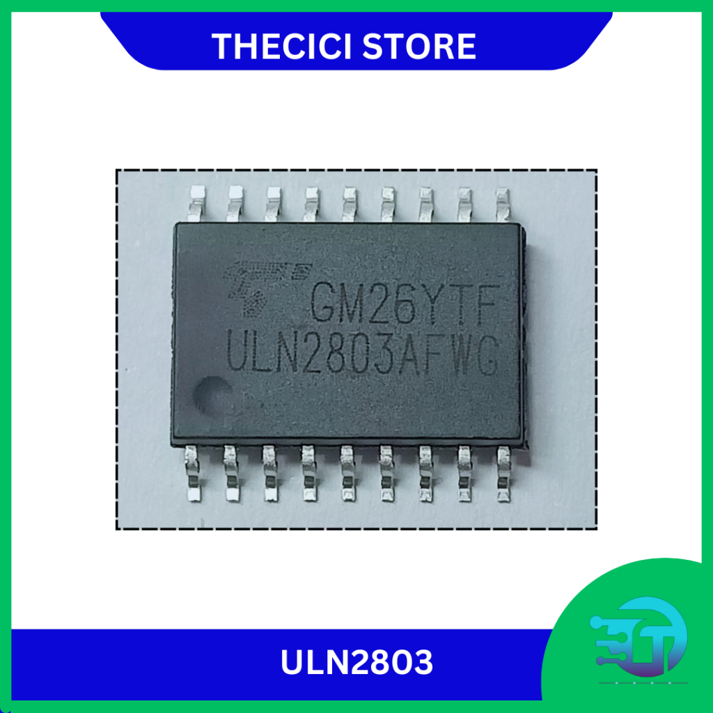 Jual ULN2803 ULN2803AG 2803 2803A SOP18 IC SMD Darlington Transistor Array | Shopee Indonesia