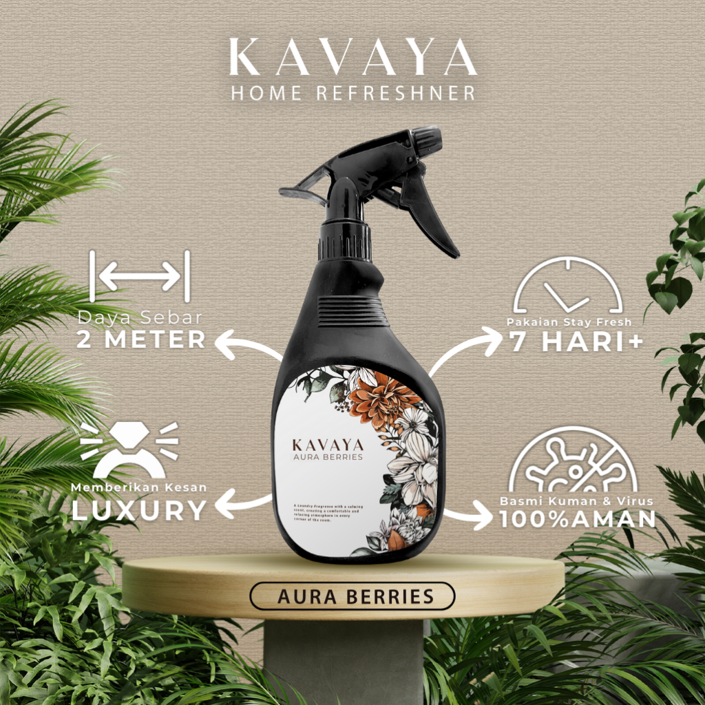 Jual Kavaya Parfum Laundry Aura Berries - wangi tahan lama - pelicin ...