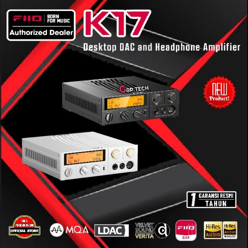 Jual Fiio K17 / K 17 Desktop DAC and Headphone Amplifier with Flagship ...