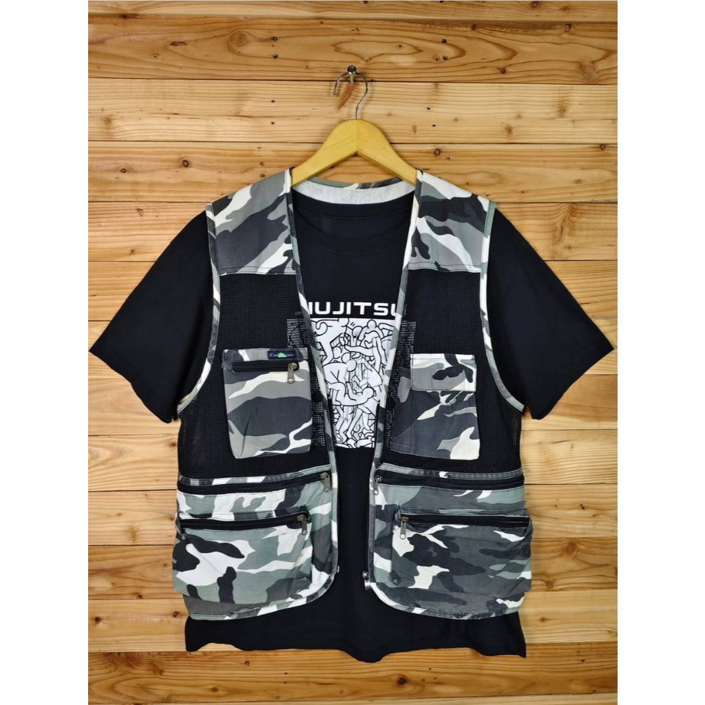 Jual COOL SPACE CAMO UTILITY TACTICAL VEST SIZE L | Shopee Indonesia