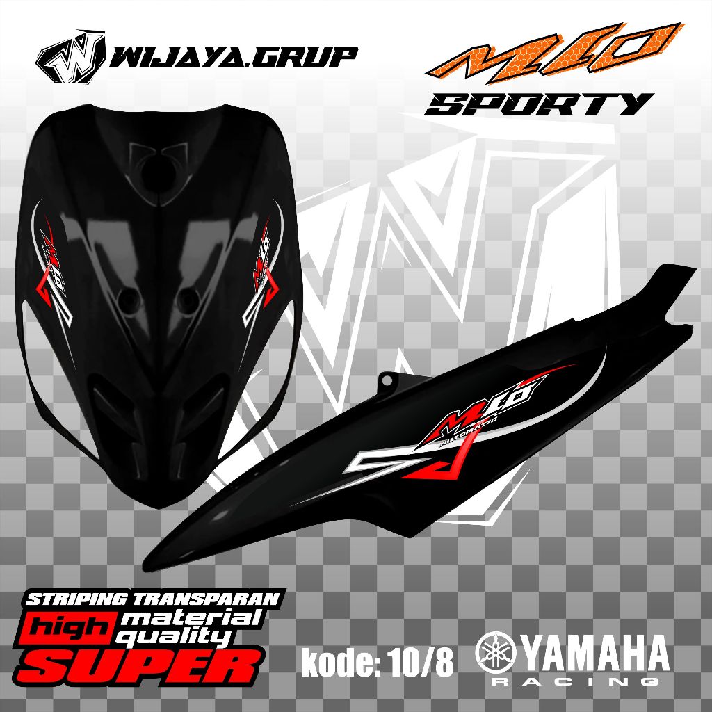 Jual Striping mio sporty mio smile transparan uv style variasi mio race thailand trend | Shopee ...