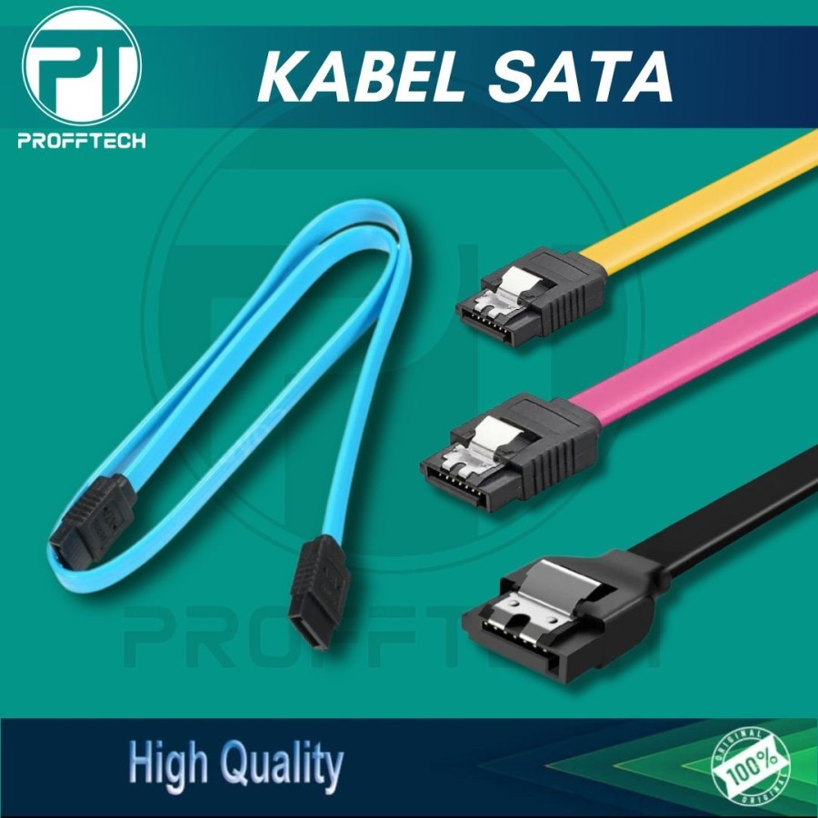 Jual Kabel data Sata 3 / Sata III 6Gb (for Kabel Hdd) Jepit ORIGINAL ...