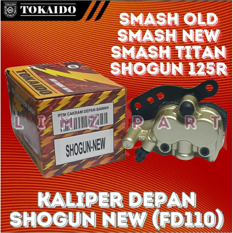 Jual KALIPER MASTER REM CAKRAM DEPAN+BREKET (KEPALA BABI) SHOGUN NEW (FD110) TOKAIDO. COMPATIBLE ...
