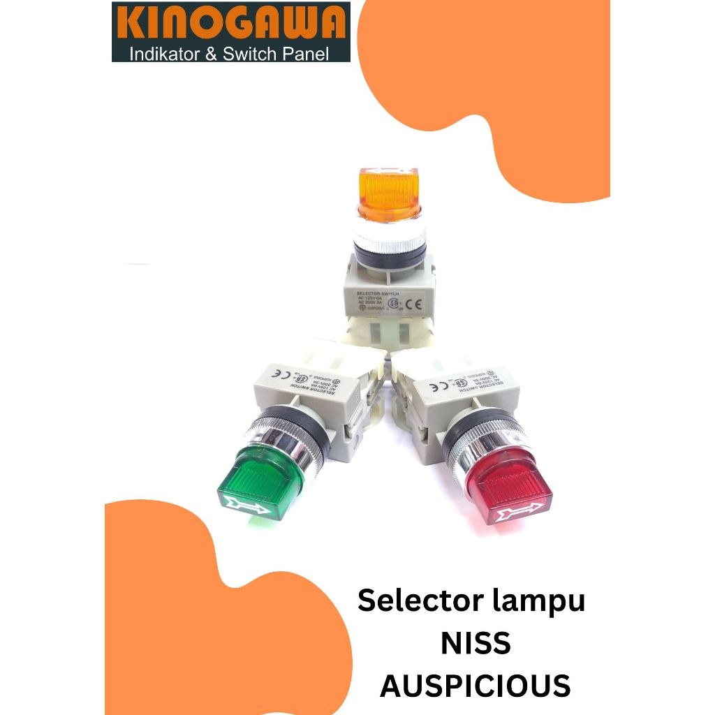 Jual Selector Switch Lampu NISS Auspicious - Selector Lampu - 22mm - 25mm | Shopee Indonesia