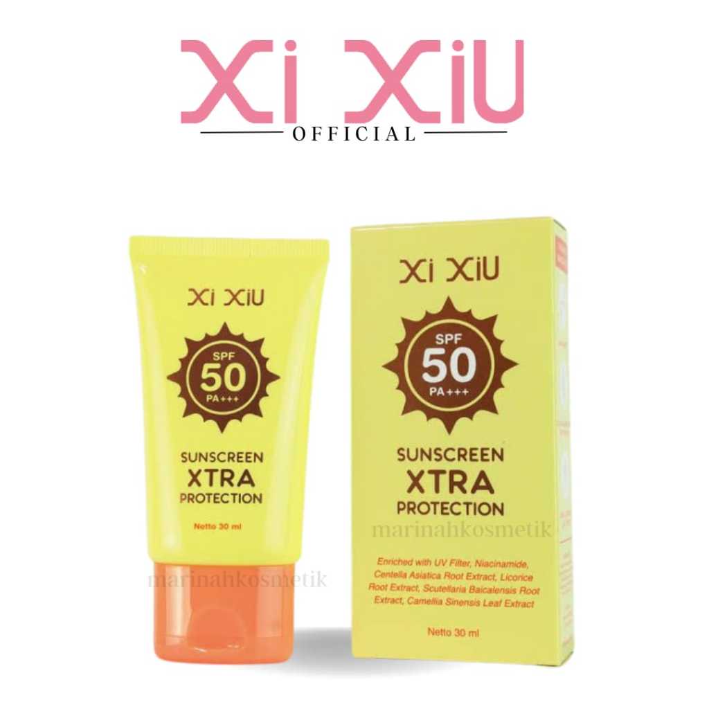 Jual 🅼🅰🆁🅸🅽🅰🅷 Xi Xiu Sunscreen SPF 50 PA+++ Extra Protection Lotion 30 ml / Sunscreen Wajah ...