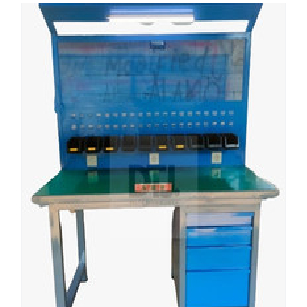 Jual Meja Kerja 1500x 600 x 1800 mm - Workshop Steel Workstation Bench ...