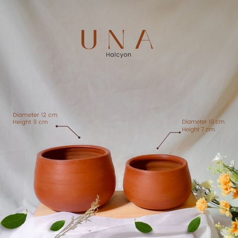Jual Pot Bunga Tanah Liat D15 cm/Pot Una/Pot Tanah Liat Dekorasi ...