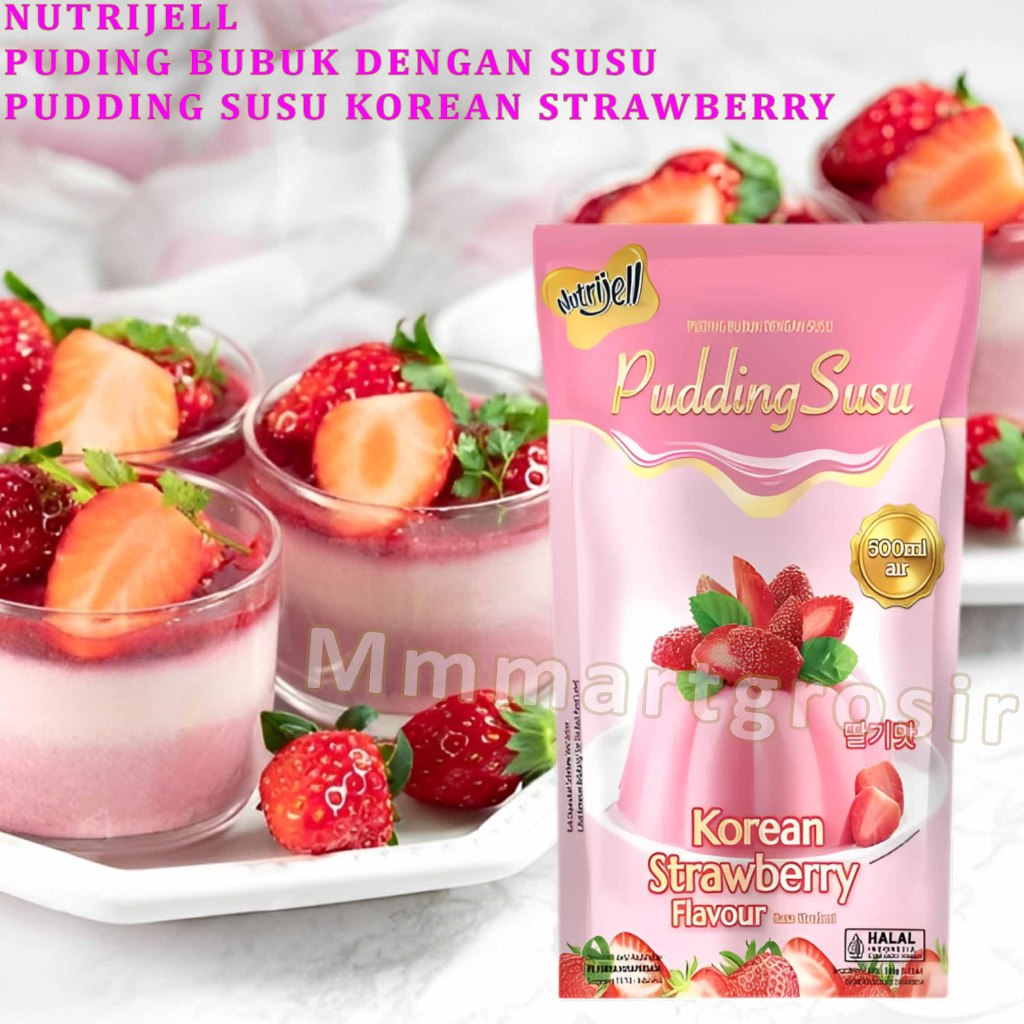 Jual Nutrijell Puding / Puding Bubuk Susu / Pudding Susu Rasa Korean ...