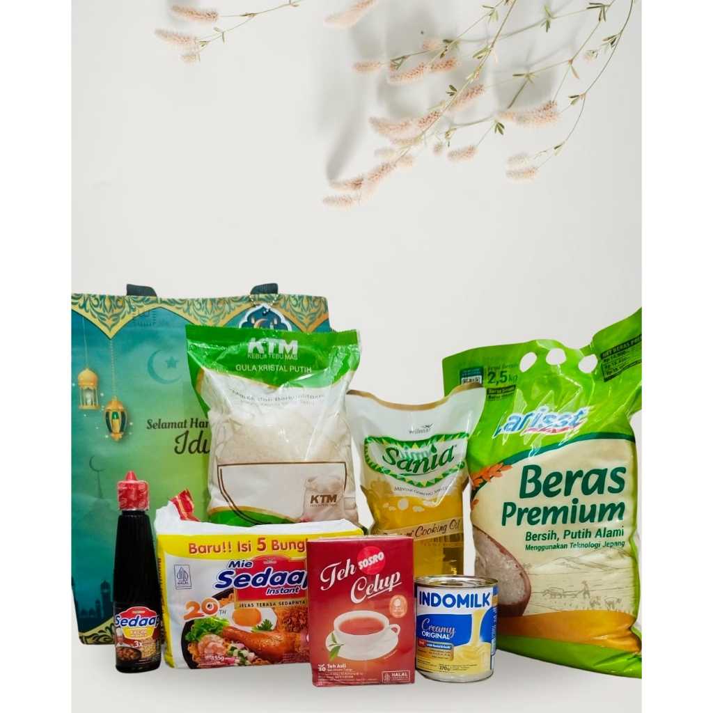 Jual [Paket Sembako Lengkap] Beras - Minyak Goreng - Indomie - Gula ...
