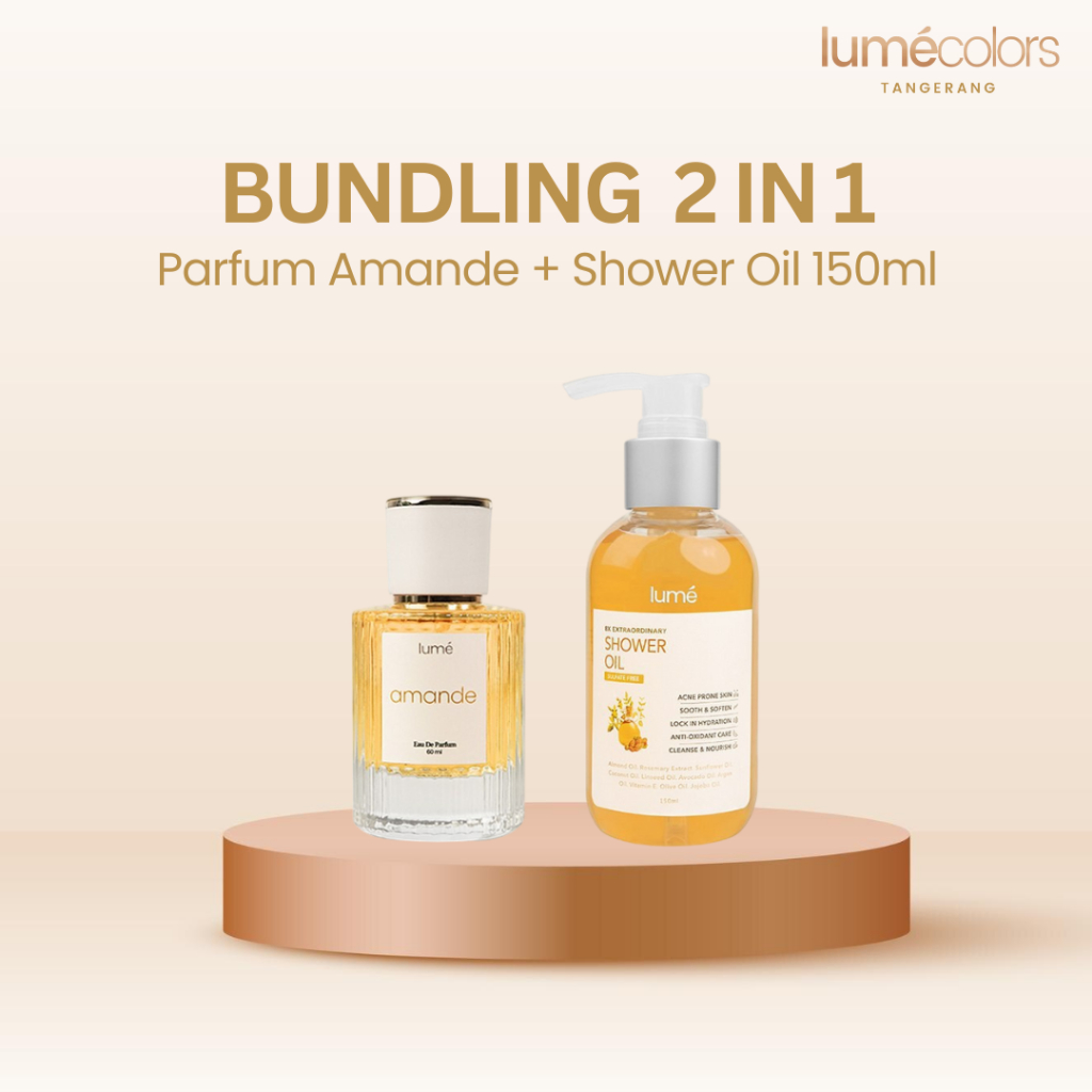 Jual Lume Bundling 2in1 Parfum Amande + Shower Oil 150ml | Paket ...