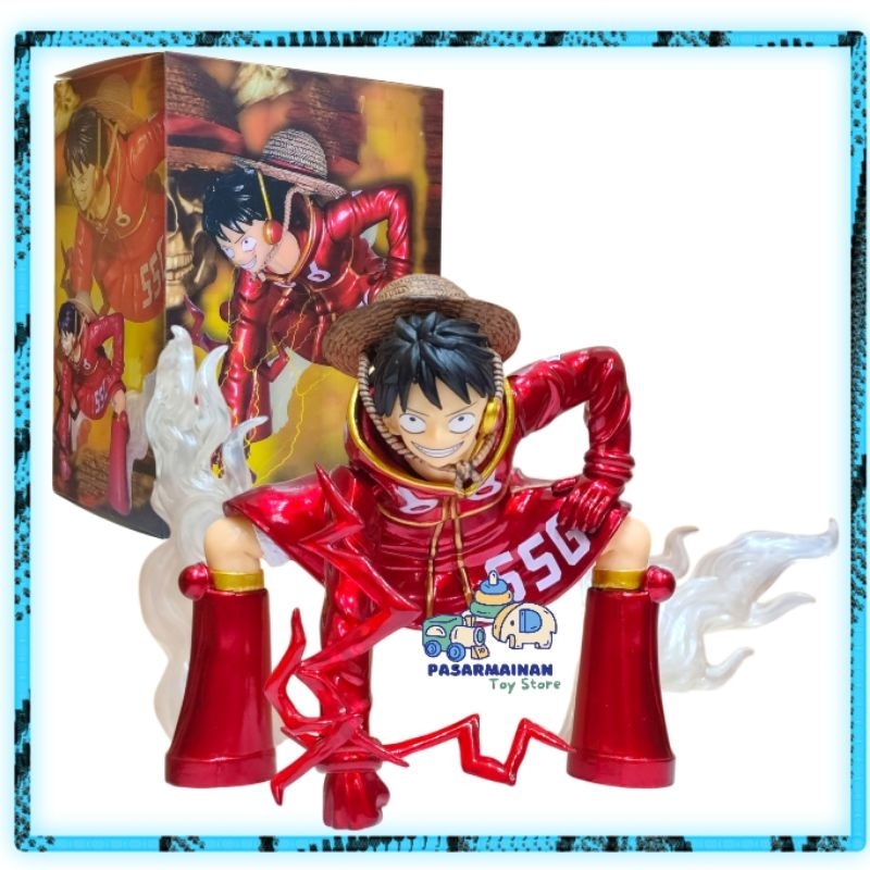 Jual Figure Anime One Piece Monkey D Luffy Egg Head Gear 2b Miniatur ...