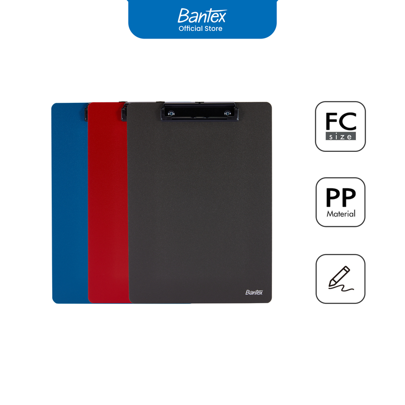 Jual Bantex Clipboard Folio / Papan Jalan Alas Menulis Bahan PP Warna ...