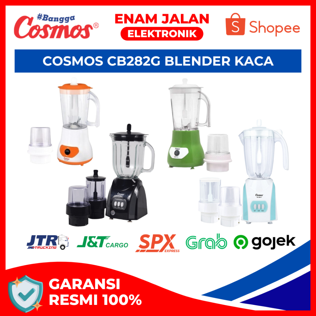 Jual Blender Cosmos CB282G Blender Kaca CB-111 / CB-171P / CB-282P / CB ...