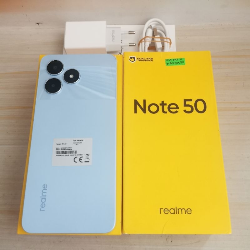 Jual Realme Note 50 ram 4GB 64GB Bekas - Garansi Resmi - second ...