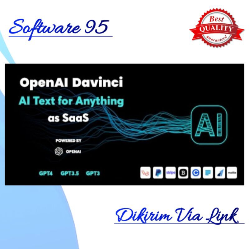 Jual OpenAI Davinci v6.1 Nulled – AI Writing Assistant and Content Creator as SaaS PHP Script ...