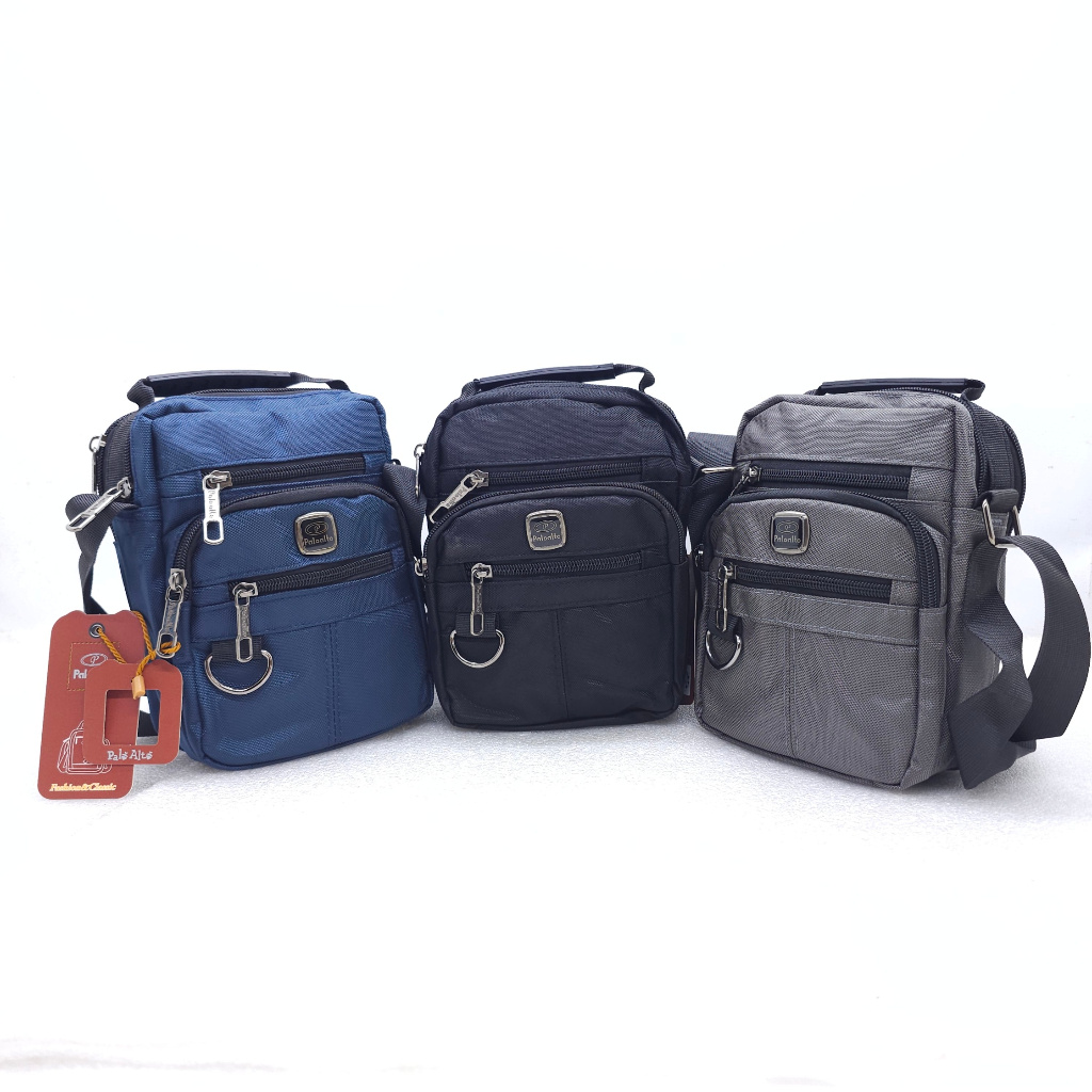 Jual TAS SELEMPANG PALO ALTO KOTAK KAIN KANVAS + GAGANG 5 RUANGAN SIZE ...