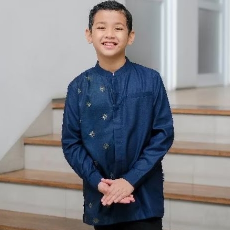 Jual Samadu - Kemeja Anak Batik tangan panjang | Shopee Indonesia
