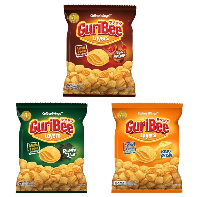 Jual GuriBee Snack Makanan Ringan 65 g | Shopee Indonesia