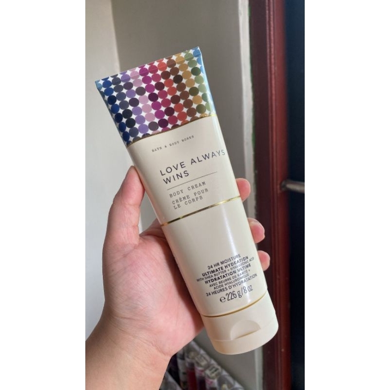 Jual Bath & Body Works Body Cream Love Always Win Full Size | Shopee ...