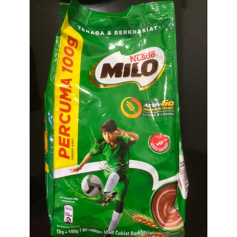 Jual Milo Activ-Go 1Kg+100gr | Shopee Indonesia