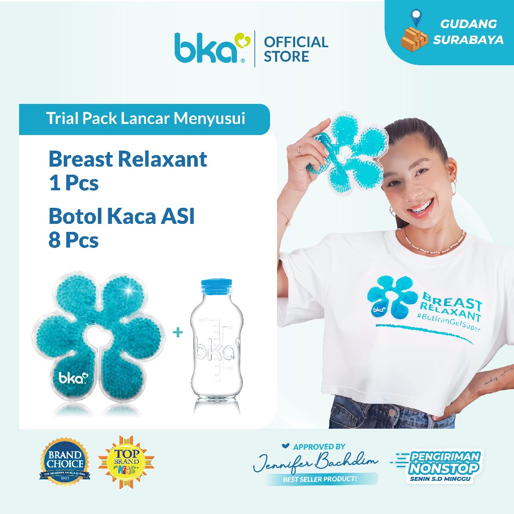 Jual Paket Breast Relaxant 1 Pcs & Botol Kaca ASI 8 Pcs| Kompres ASI ...