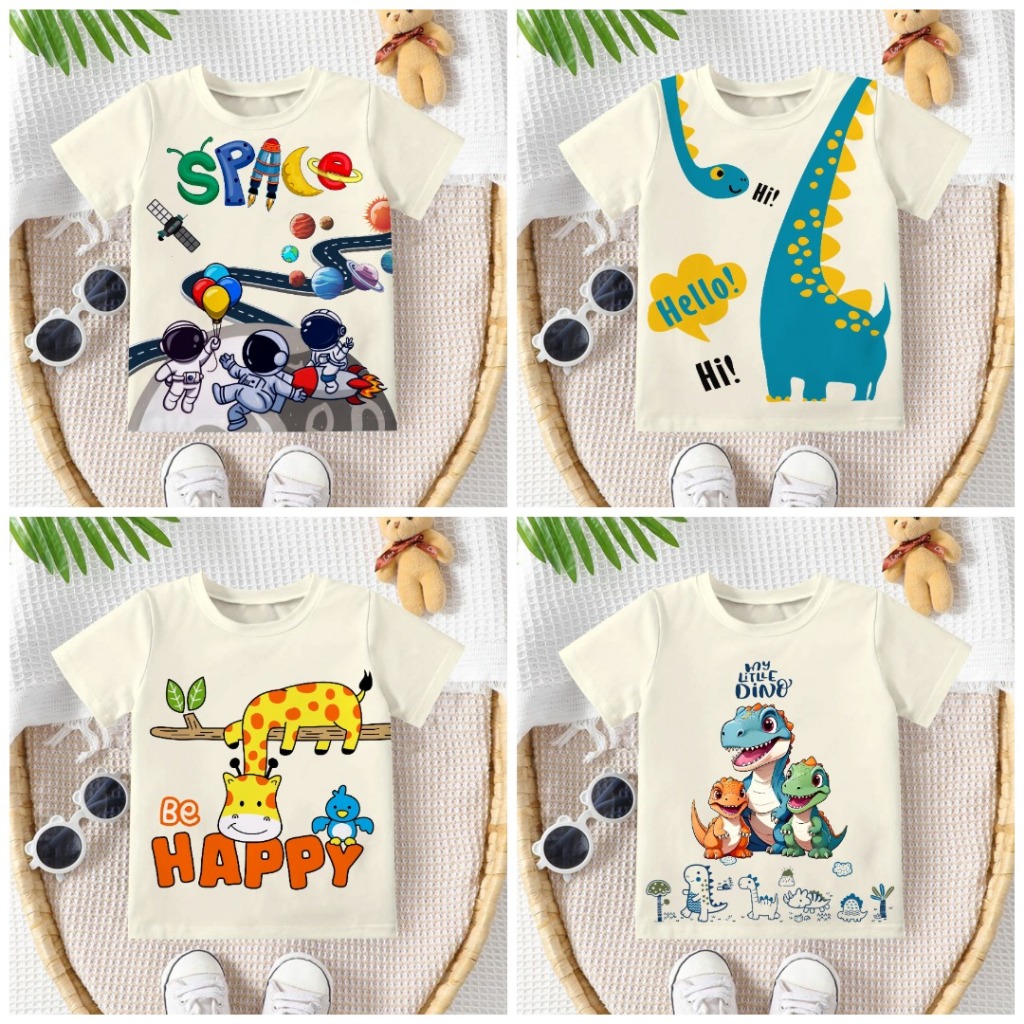 Jual KABENOZ KIDZ Baju Kaos Anak Laki-Laki Dan Perempuan Unisex Banyak Motif Series Binatang ...