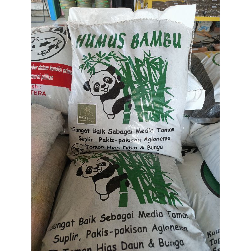 Jual Tanah Subur Humus Bambu Panda 4kg Via Cargo | Shopee Indonesia
