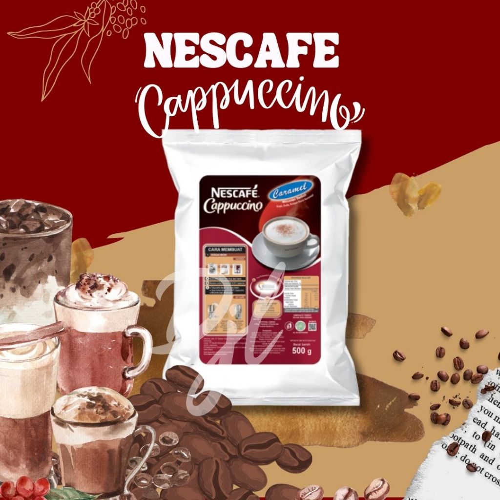 Jual NESCAFE Cappuccino Caramel 500 gr Minuman Serbuk Kopi, Gula ...