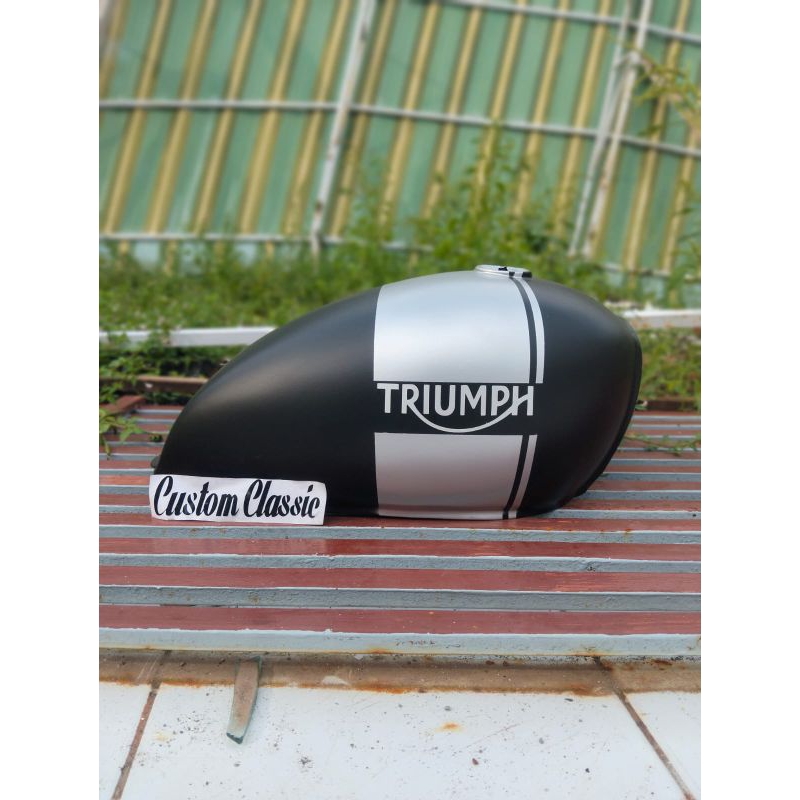 Jual Tangki Japstyle Triumph Custom Bratcafe Bober Caferacer | Shopee ...
